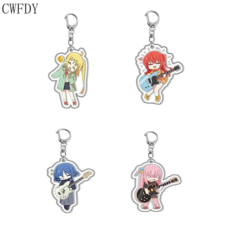 Kawaii Anime BOCCHI THE ROCK! Keychain Kita Ikuyo Yamada Ryo Key Chain ...