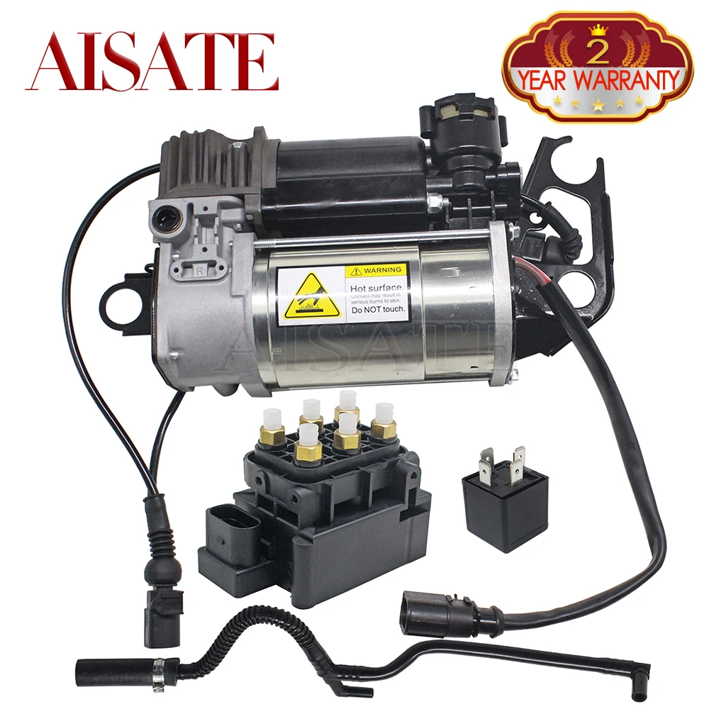 New Air Suspension Compressor For Audi Q7 VW Touareg Porsche Cayenne ...