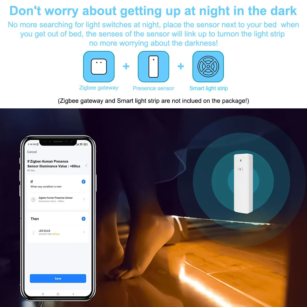 Zigbee-3-0-Smart-Human-Presence-Motion-Sensor-Luminance-Distance ...