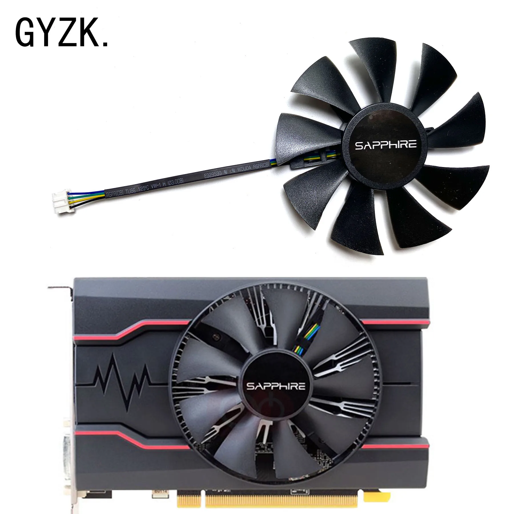 New For SAPPHIRE Radeon RX550 560 460 R7 360 640SP 2GB PULSE Graphics ...