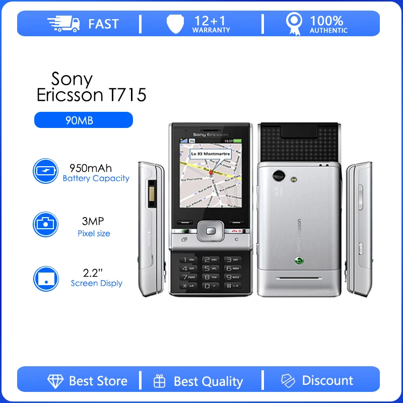 Sony-Ericsson-T715-Refurbised-Original-Unlokced-Mobile-Phone-2G-3-2-MP ...