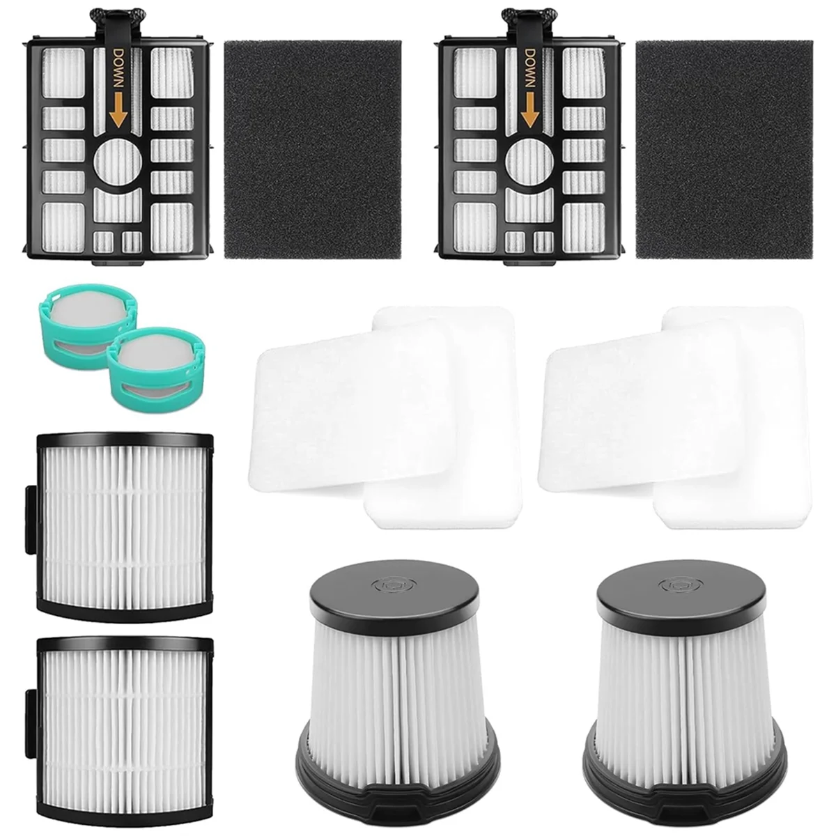 A17G IW3511 Filter Replacement Kit for Shark IW3511 Detect Pro Cordless ...