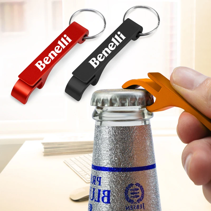 Car Logo Beer Bottle Opener Keychain Metal Key Ring For Benelli TRK 502 ...