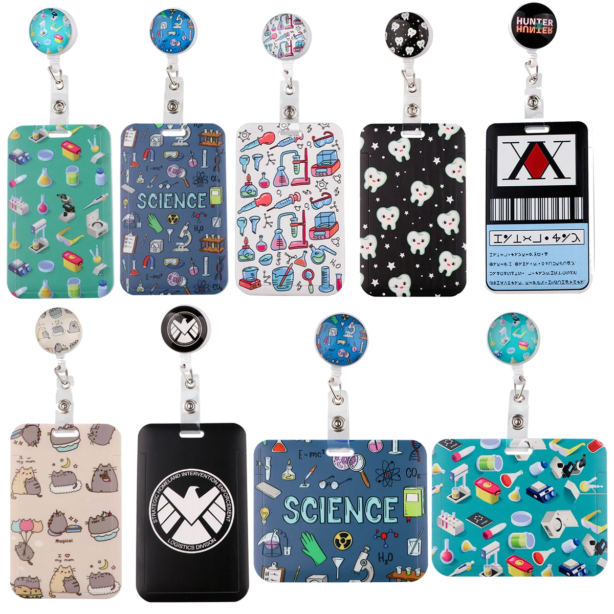 Generic Science Retractable Badges Reel Student Nurse Exhibition ...