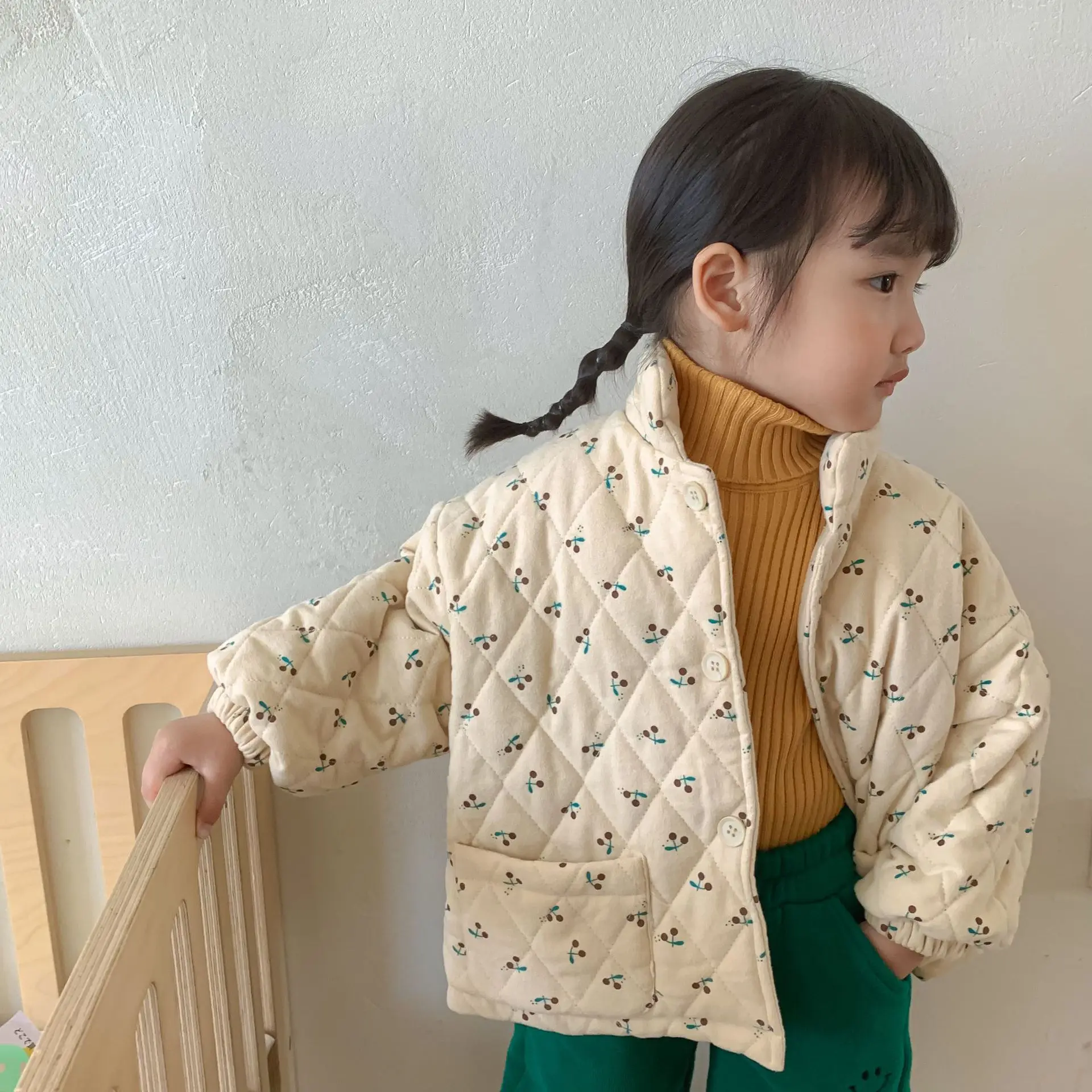 Quilted Jacket Coat Girls | Quilted Coat Winter Girl | Quilted Jackets ...