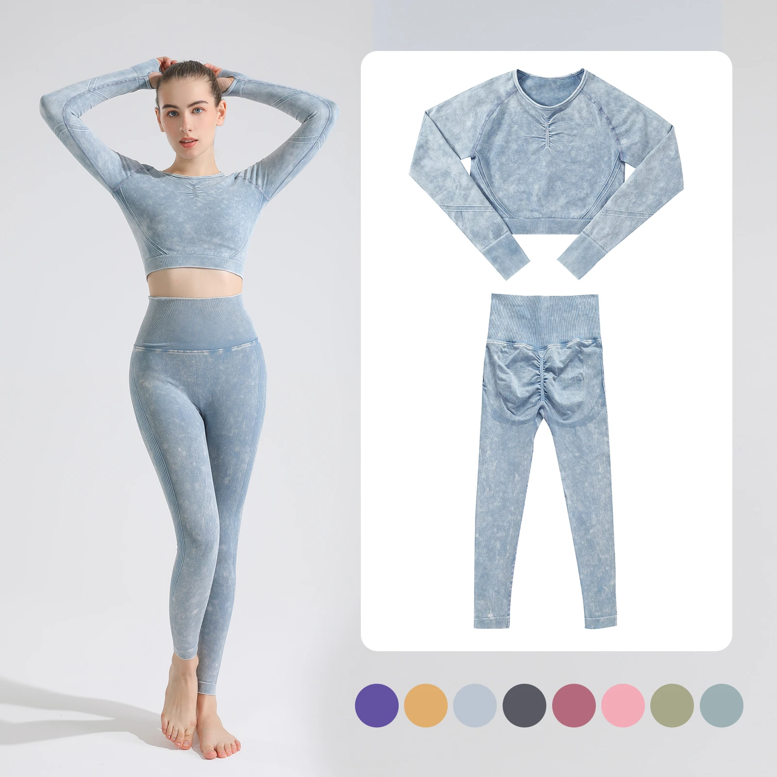 2022 Women Seamless Hip Lift Leggings High Waist Sexy Bubble Butt Tight Yoga Pants Fitness ...