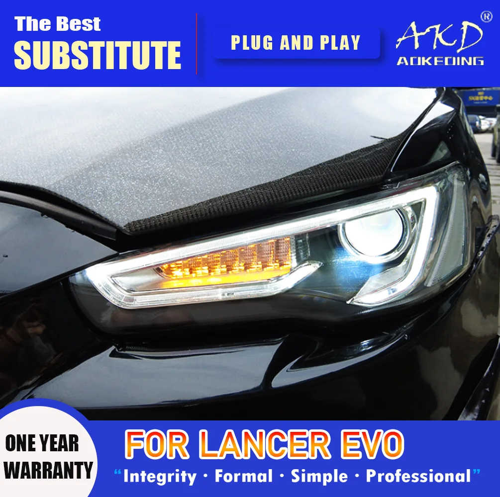 AKD-Head-Lamp-for-Mitsubishi-Lancer-EX-LED-Headlight-2009-2016 ...