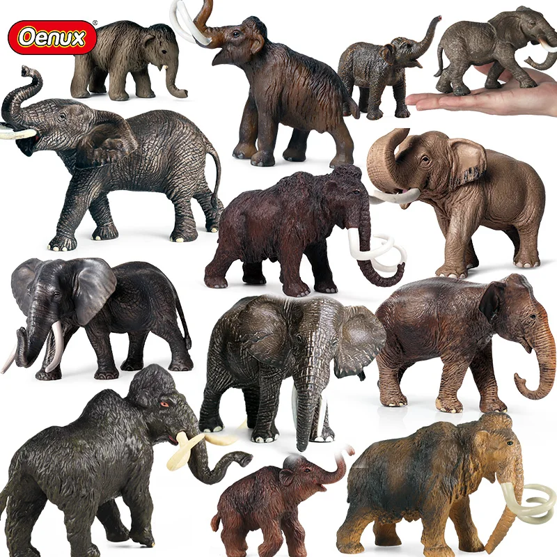African-Wild-Animals-Elephant-Model-Simulation-Big-Mammoth-Action ...