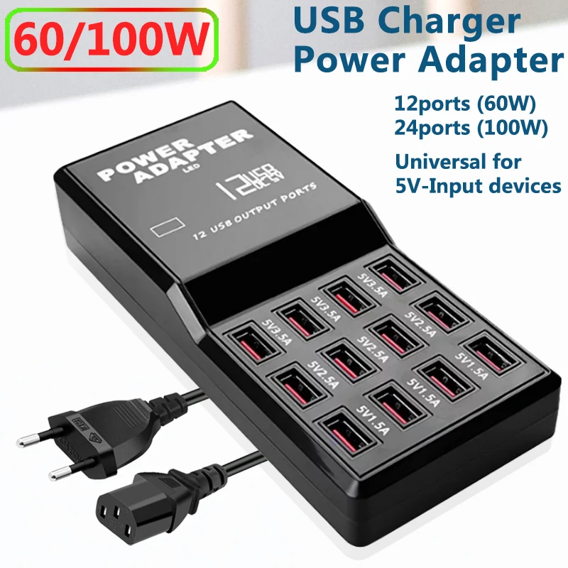Multi Fast Charger Charging Hub Usb Charger | Mobile Phone Multiple ...