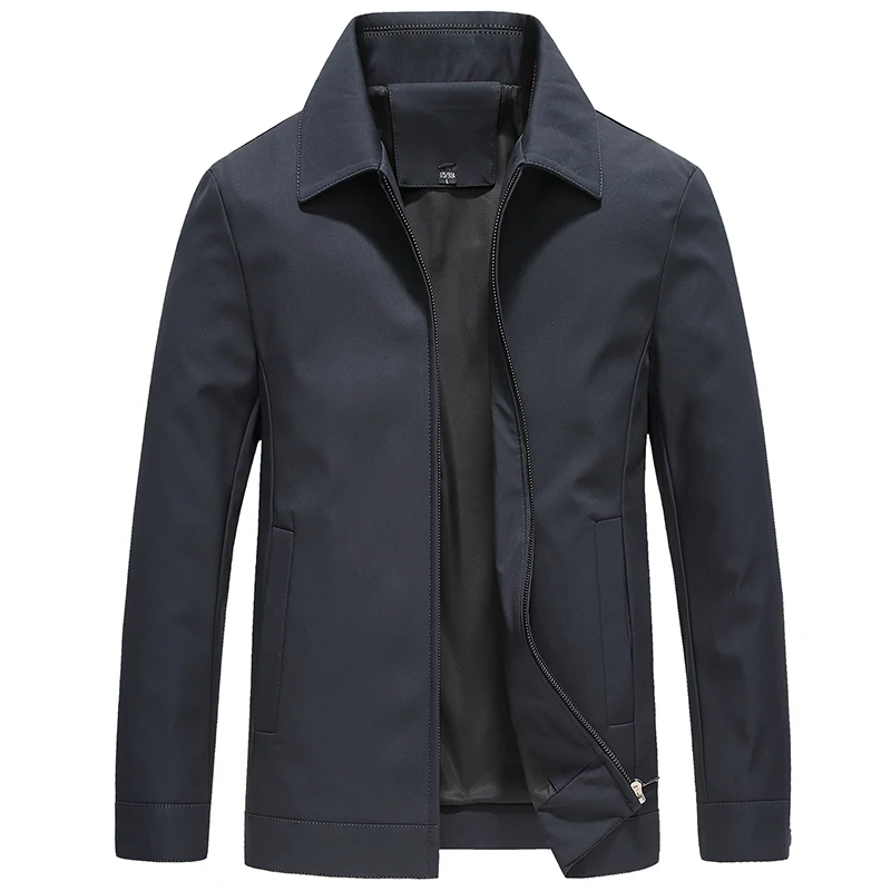 Veste-Revers-Solide-pour-Homme-d-ge-Moyen-et-Principal-avec-la-M-me ...