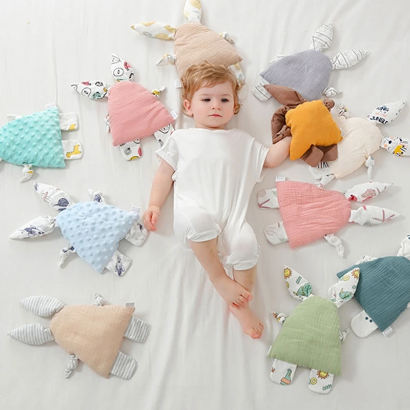 Baby-Comforter-Towel-Soft-Plush-Toy-Cartoon-Animal-Newborn-Sleeping ...