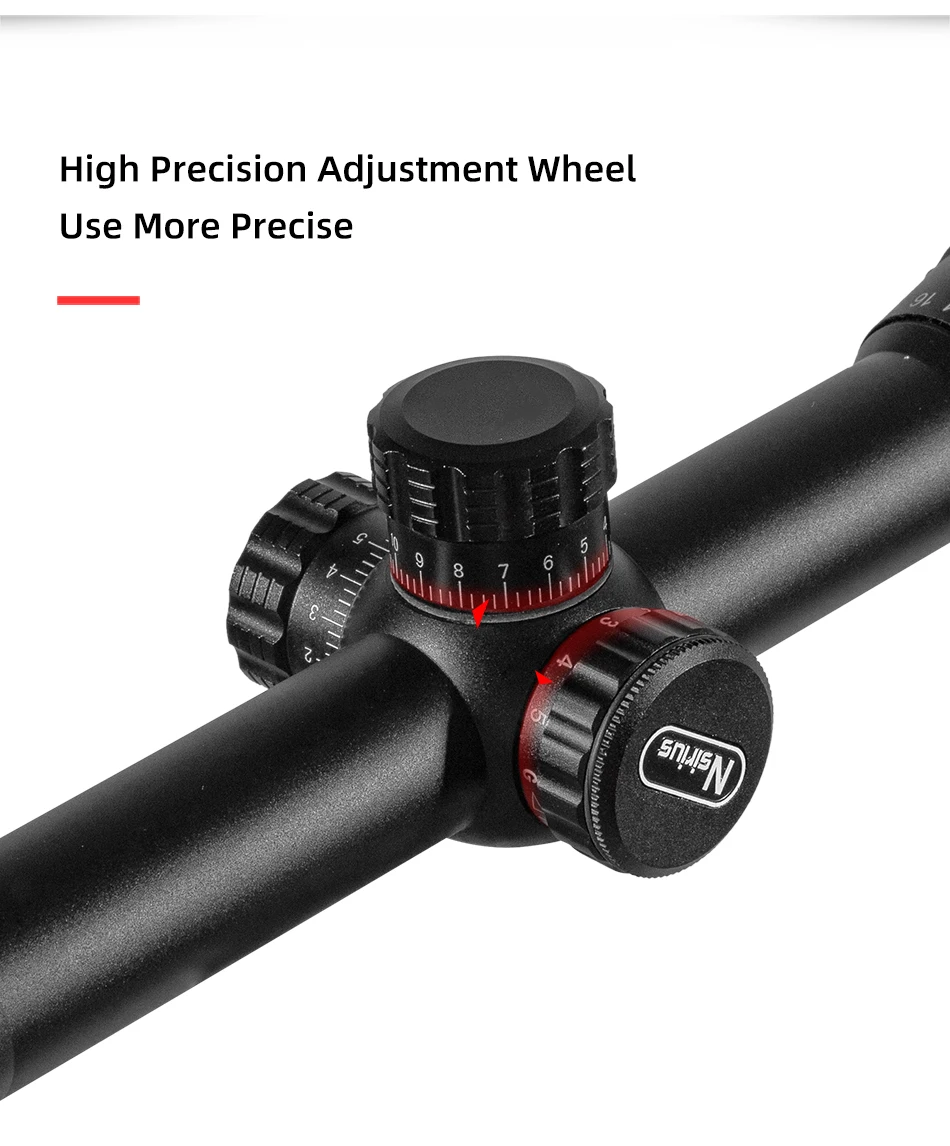 NSIRIUS 6-24x50AOE Optics Red Green illuminated Mil Dot Rifle Scope Precision Hunting Scope Air ...