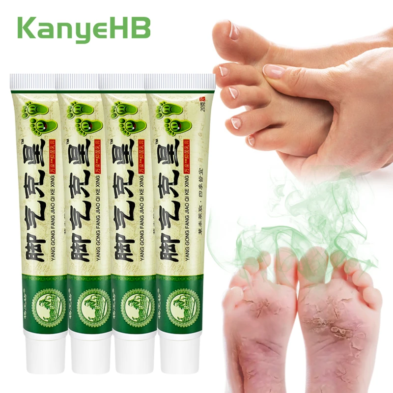 1-2-4pcs Tinea Pedis Treatment Cream Curing Beriberi Foot Odor ...