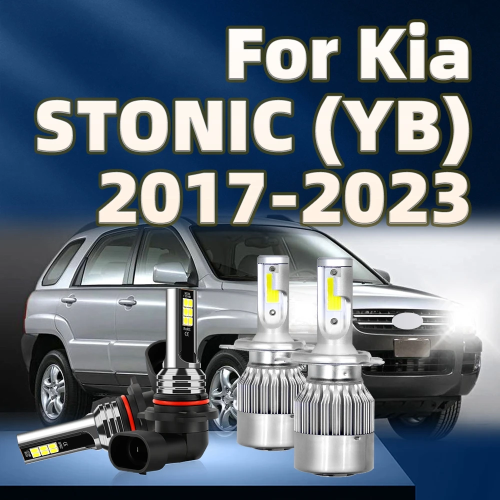 Car Light LED 6000K Headlights Bulbs 26000LM Fog Headlamp Kit For Kia ...
