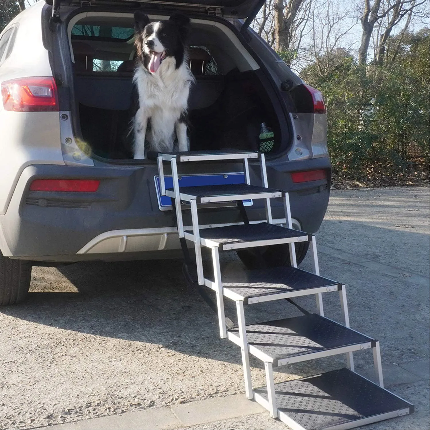 Aluminum-Car-Pet-Ladder-Outdoor-Folding-Dog-Ladder-Aluminum-Pet-Ladder ...