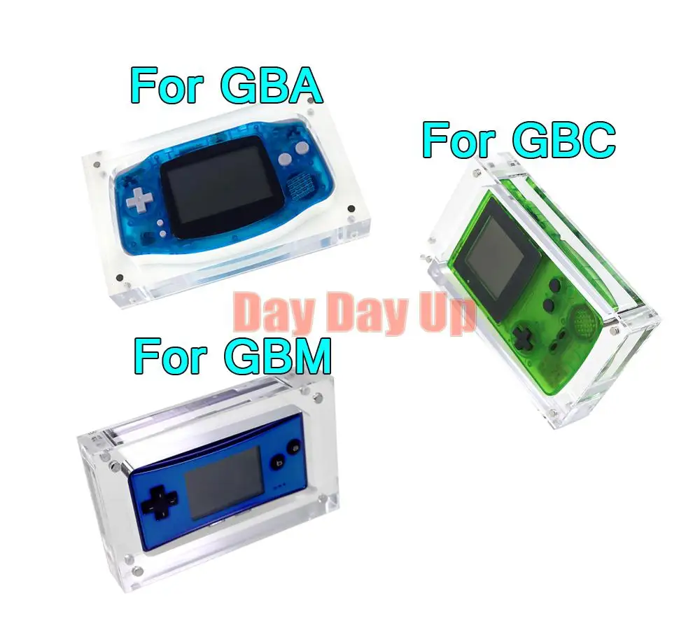 1PC Für Game Boy Farbe GBC GBA Transparent Lagerung Acryl Für Game Boy ...
