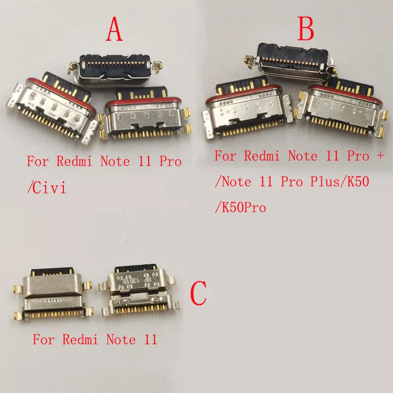 5 10Pcs Charger Dock Connector Port USB Charging Plug Jack For Xiaomi ...