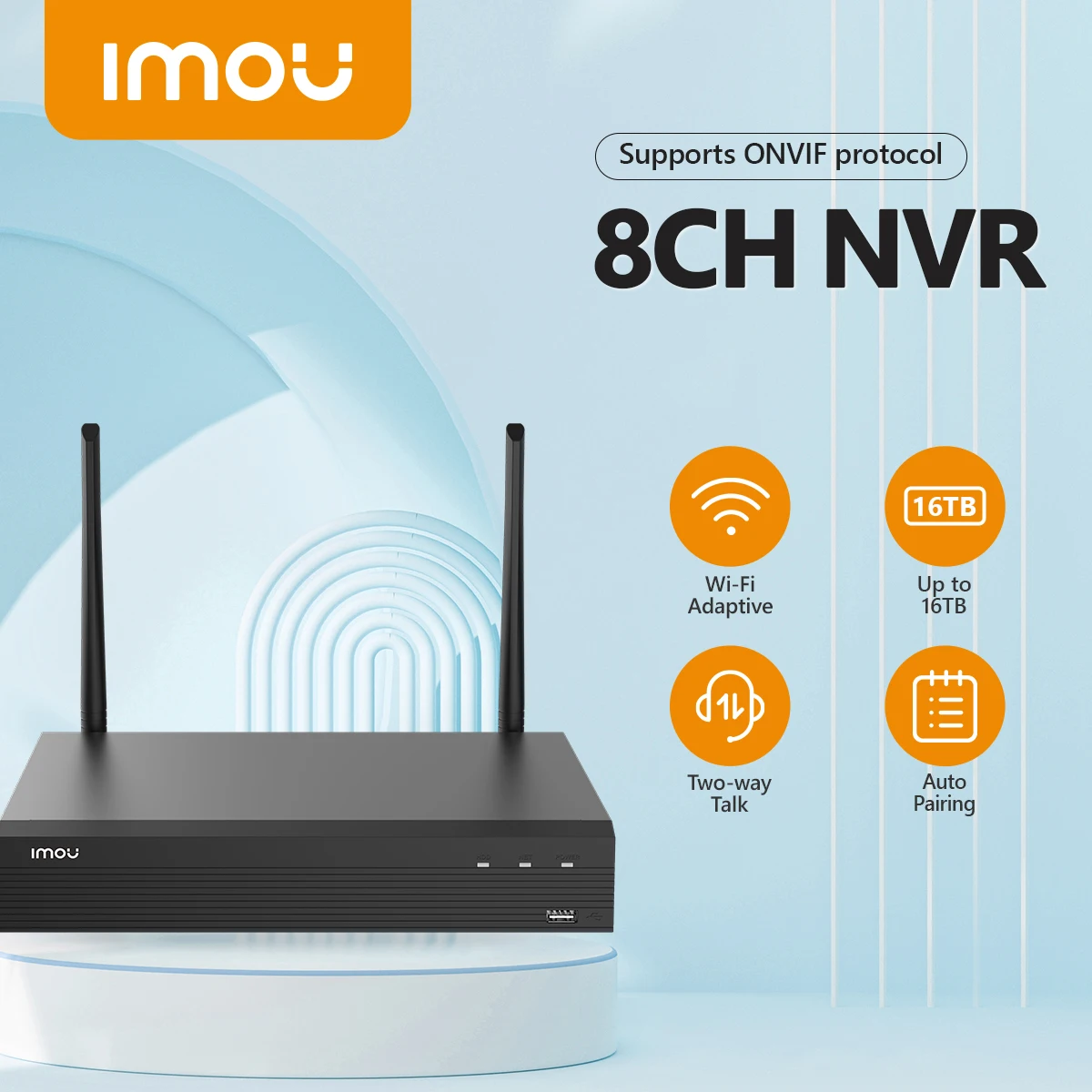IMOU-Wi-Fi-Network-Security-System-8CH-Wireless-NVR-1080P-Resolution ...