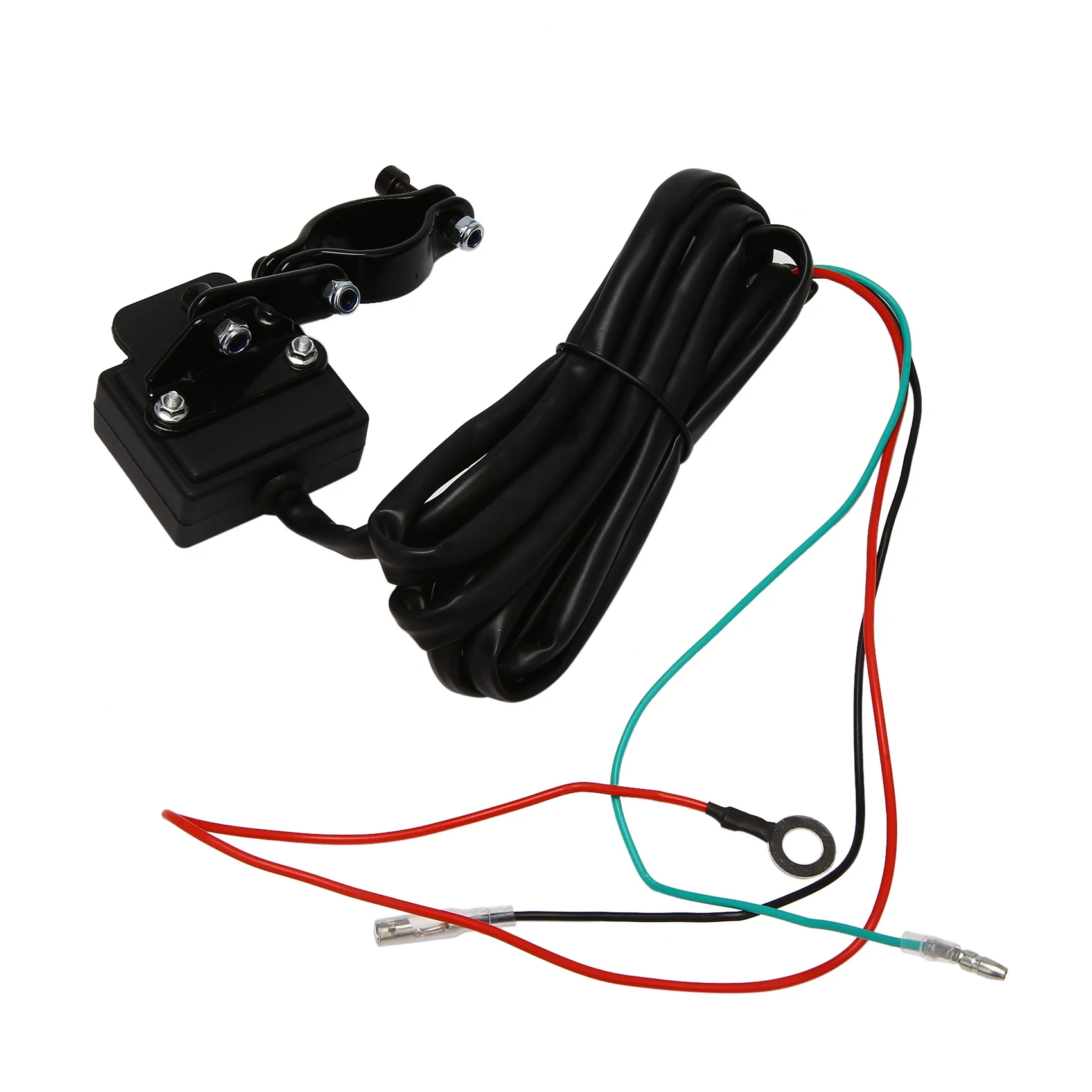 12V-Winch-Rocker-Thumb-Switch-with-Mounting-Bracket-Handlebar-Control ...