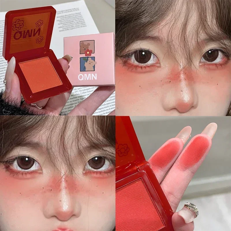 Monochrome Blush Palette Tomato Orange Blusher Powder Natural Face ...
