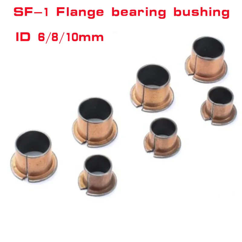 10PCS-Inner-Diameter-6mm-8mm-10mm-SF-1F-Flanging-Self-lubricating ...