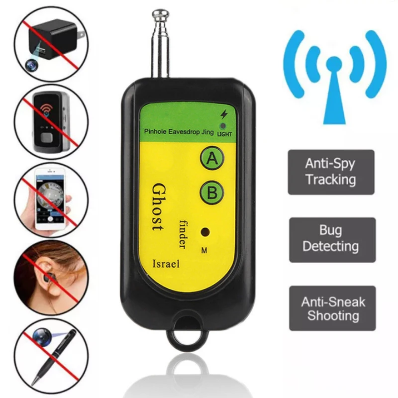 RF Wireless Signal Detector Tracker Portable Camera Finder Full ...