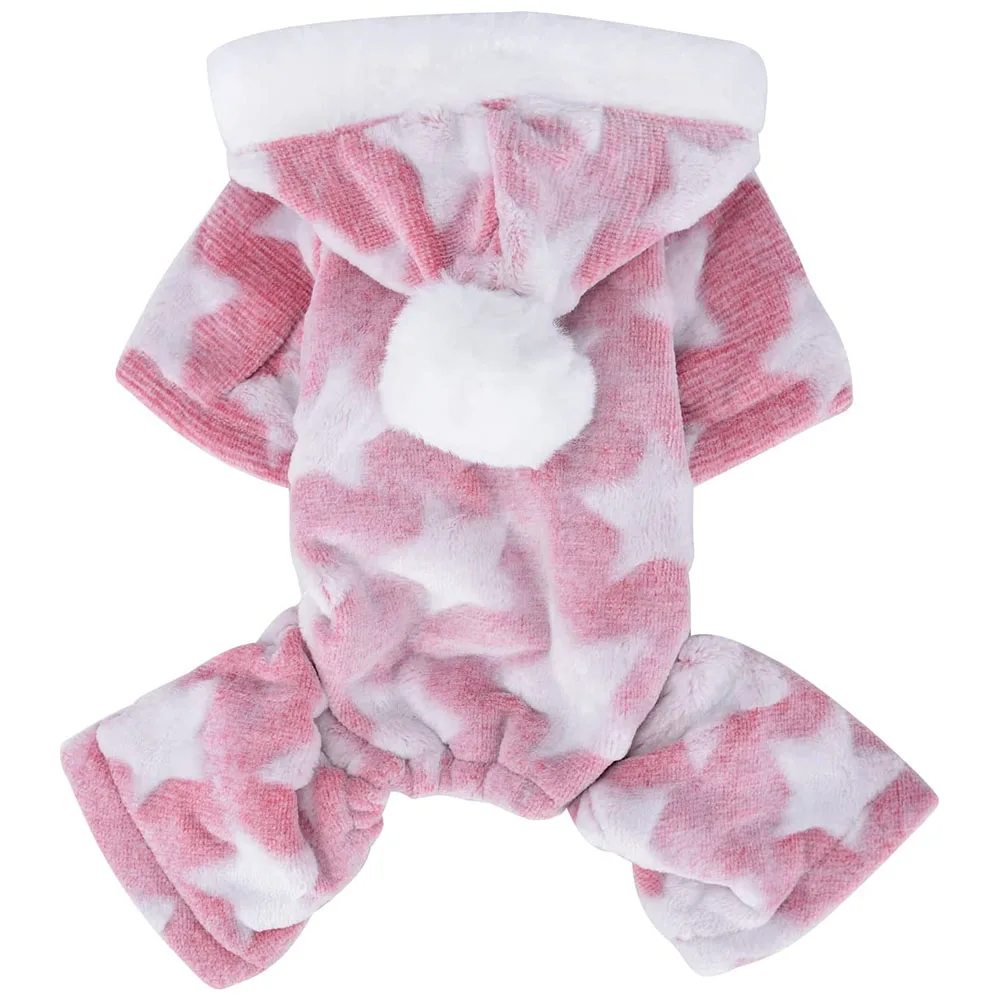 Small-Dog-Pajamas-Pjs-Doggy-Onesie-Clothes-Soft-Flannel-Winter-Warm-Pet ...