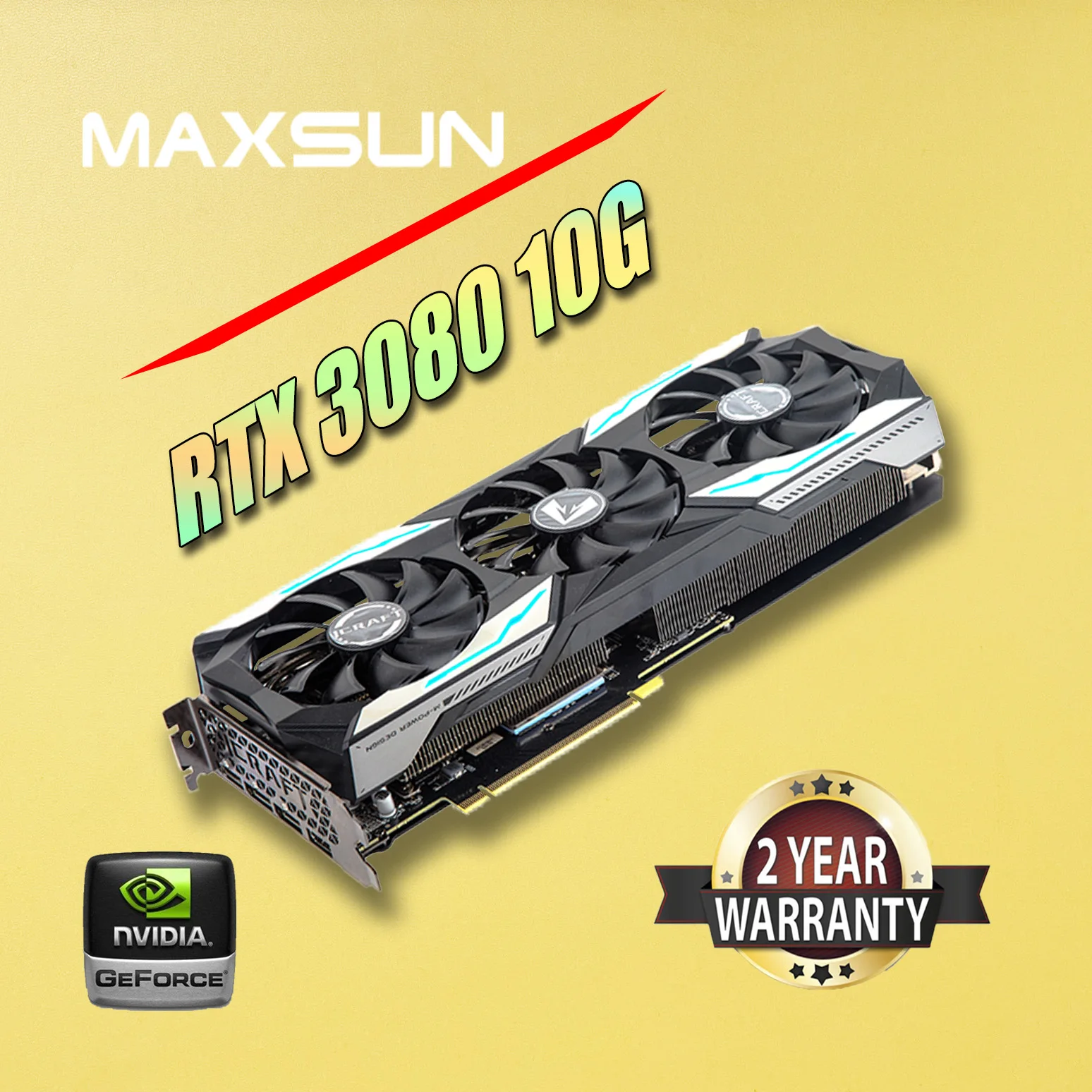 MAXSUN tarjeta gráfica de vídeo NVIDIA GeForce RTX3080, 10G, RTX3070TI ...