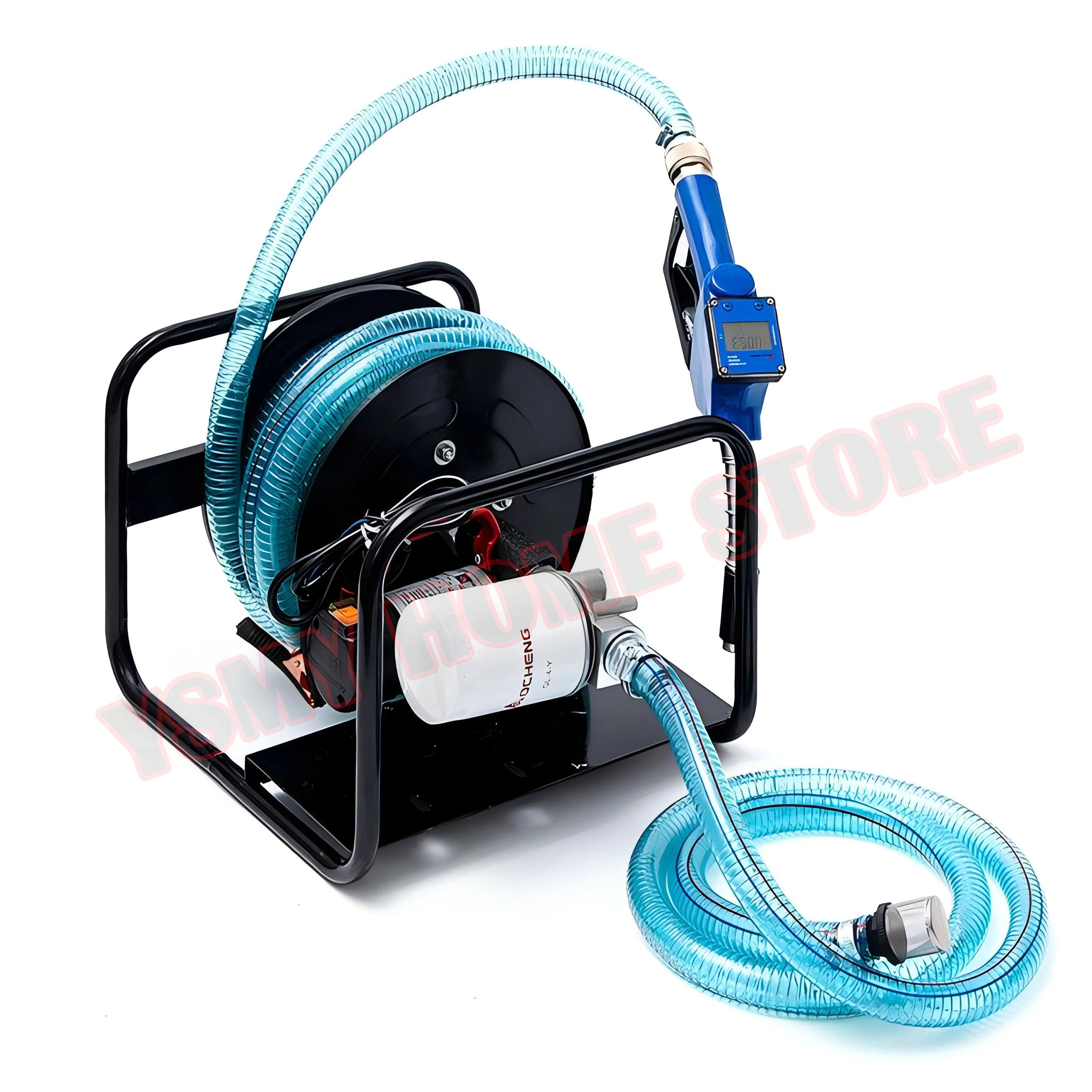 Fuel-Transfer-Pump-Kit-DC-12V-24V-AC220V-Gasoline-Pump-with-Nozzle ...