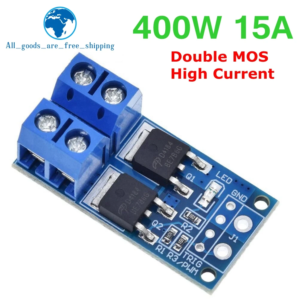 15a 400w Mos Fet Trigger Switch Drive Module Pwm Regulator Control ...
