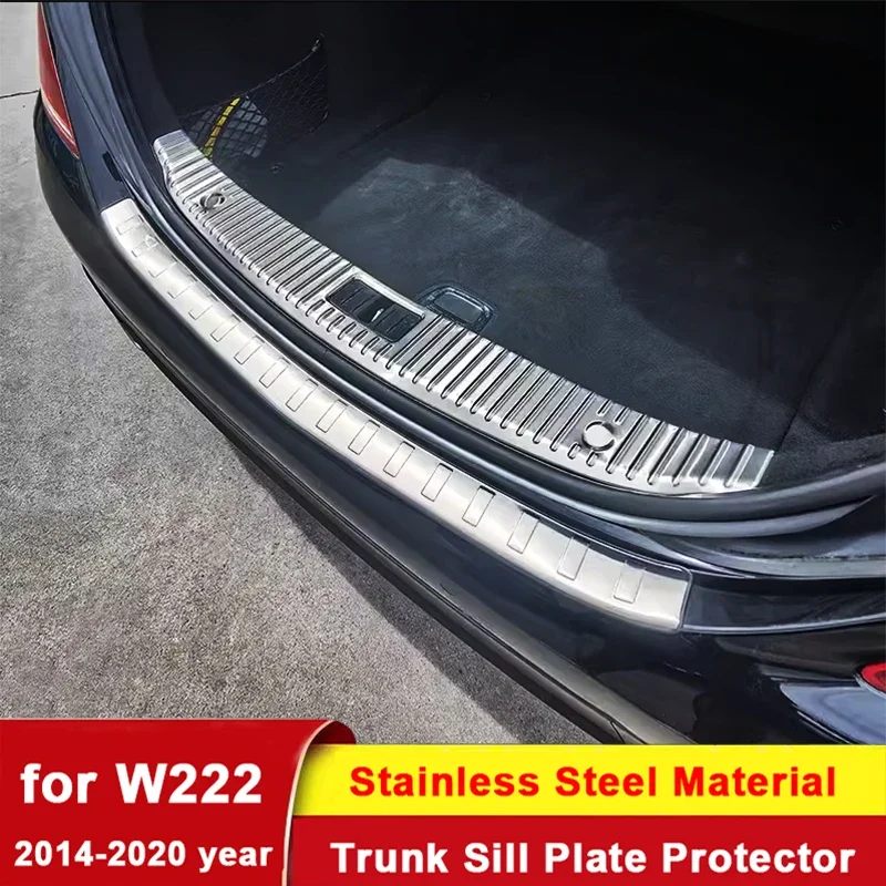 For-Mercedes-Benz-S-Class-W222-S320-S350-S400-S450-Rear-Bumper ...