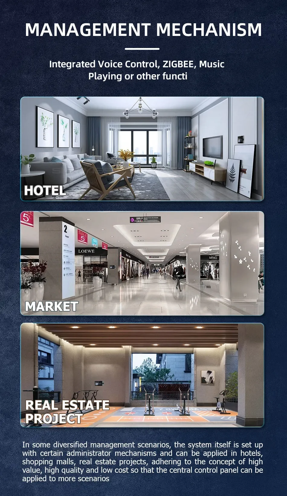 Smart Home Theater Amplifier 10'' Tuya WiFi Wall Amplifier Android 8.1 ...