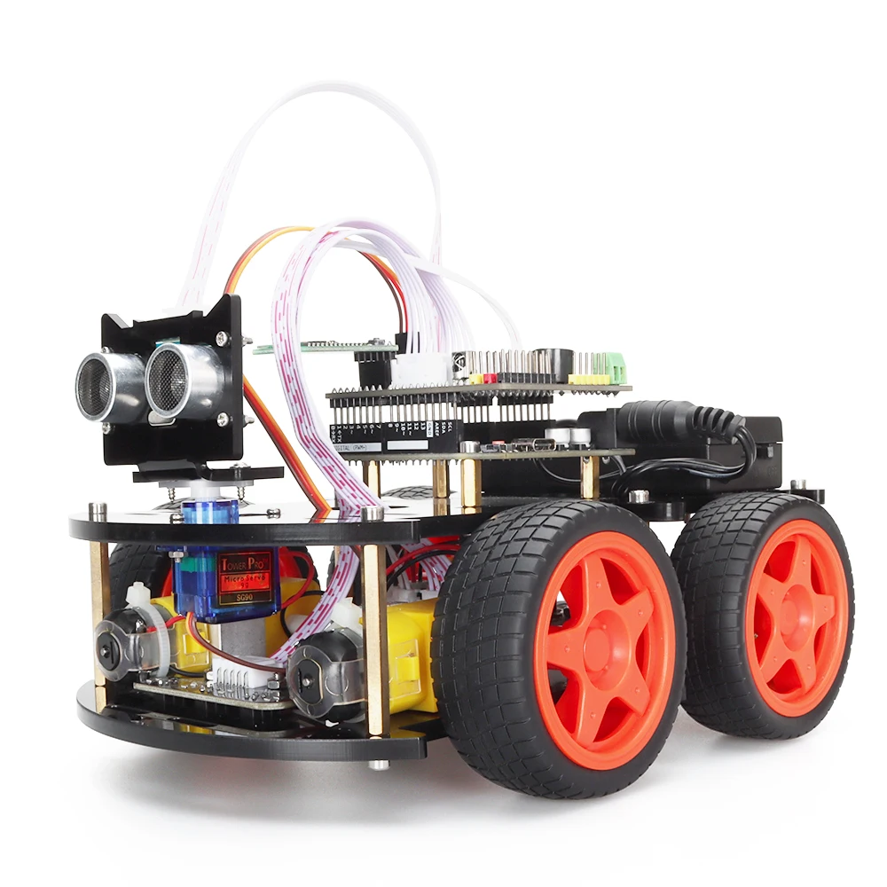 4WD Smart Robot Car Upgraded Version Kit For Arduino Programming DIY ...