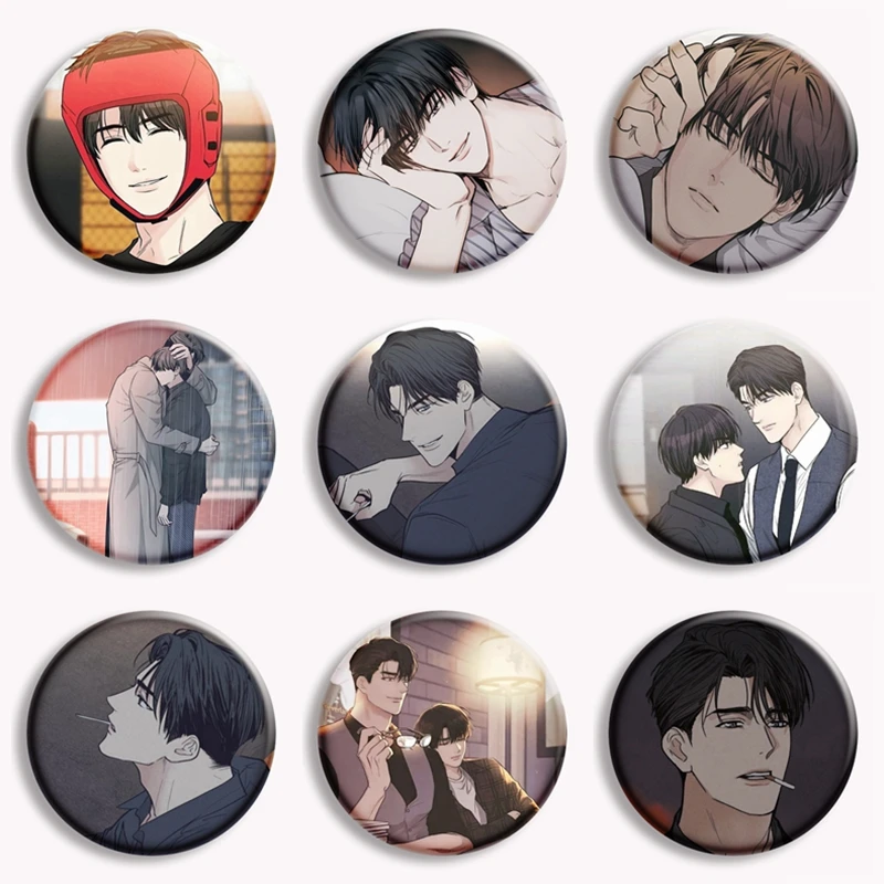 Korean-BL-Manhwa-Payback-Button-Pin-Manga-Character-SAMK-Fujoking ...