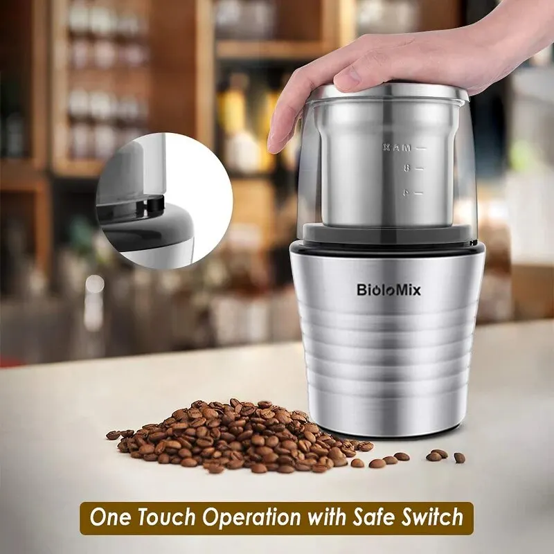 Heavy Duty Spice Grinder ECVV Electric Kitchen Grinder Mixer - Electric ...
