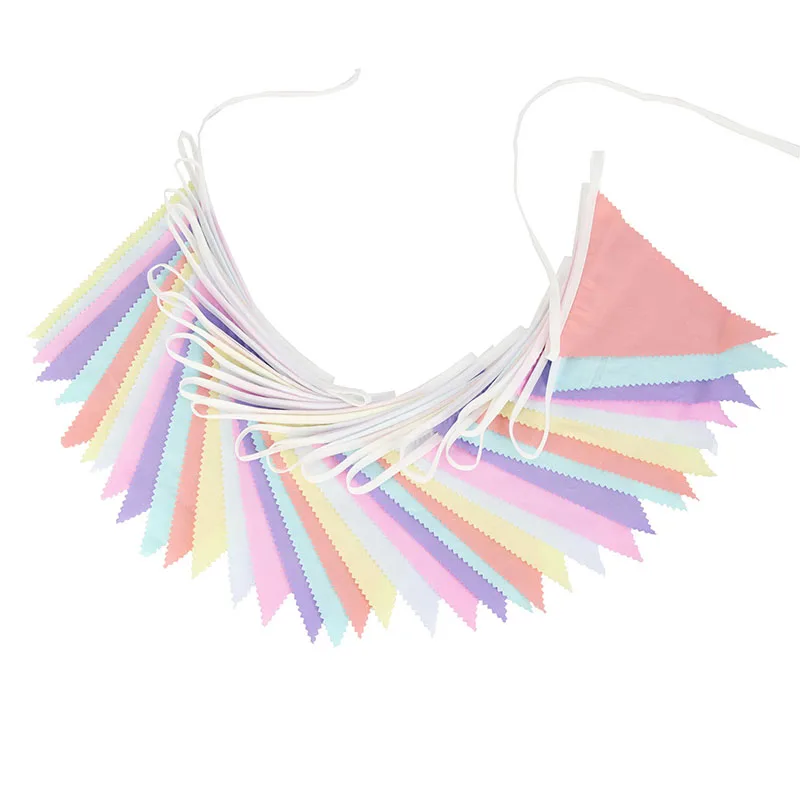Pastel Pennant Banner Clip Art