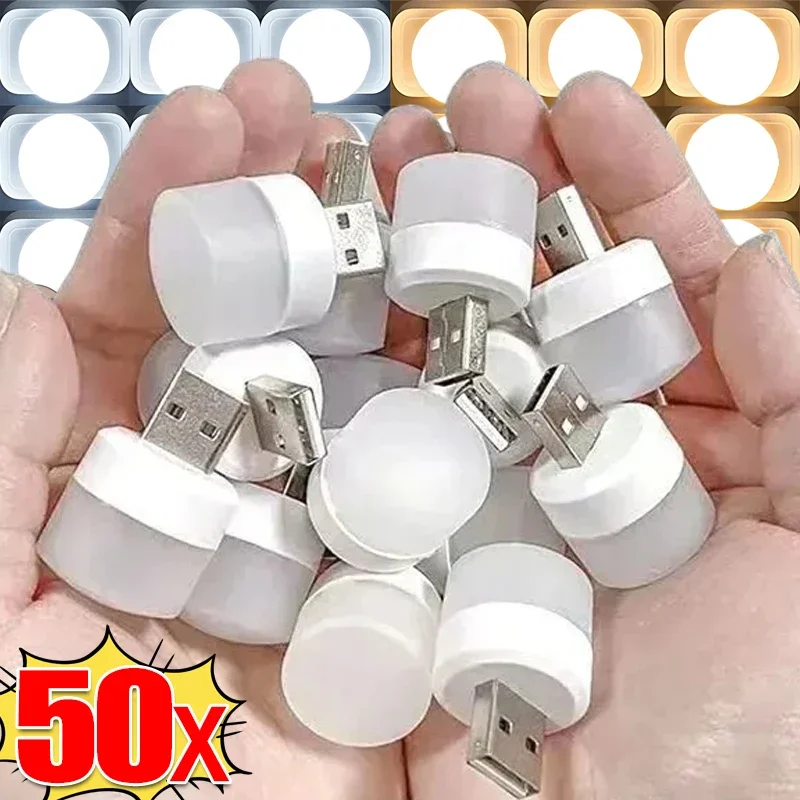 50-1PCS-USB-Night-Light-Mini-LED-Night-Light-USB-Plug-Lamp-Power-Bank ...