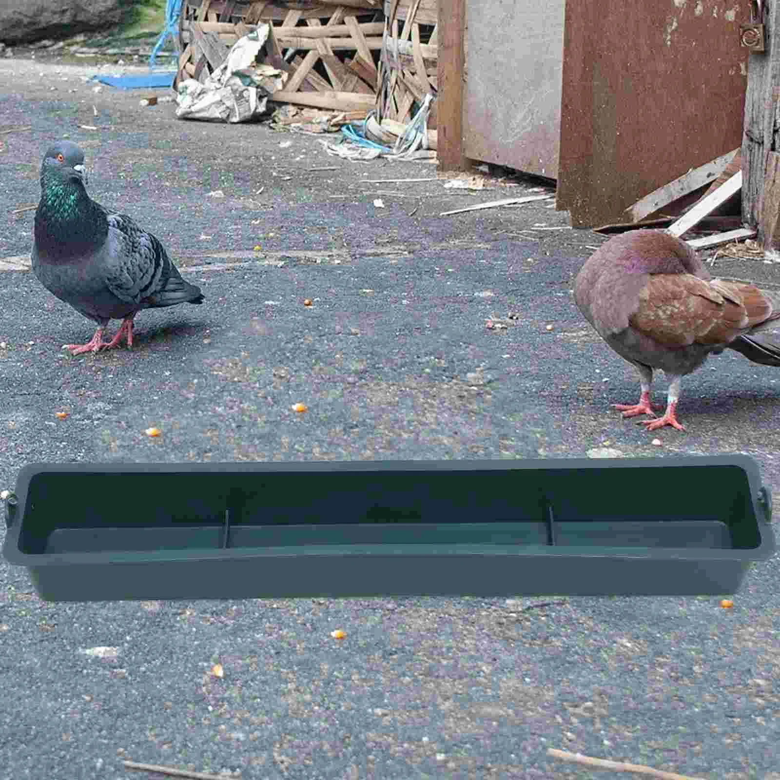 3pcs-Chicken-Feeder-Poultry-Feed-Trough-Bucket-Feeding-Basin-Hanging ...