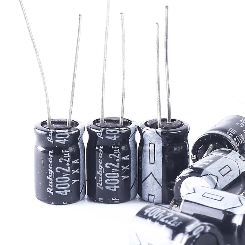 RUBYCON YXA 2.2mfd 400v 2.2uf 8x11mm electrolytic Capacitor 105 ...