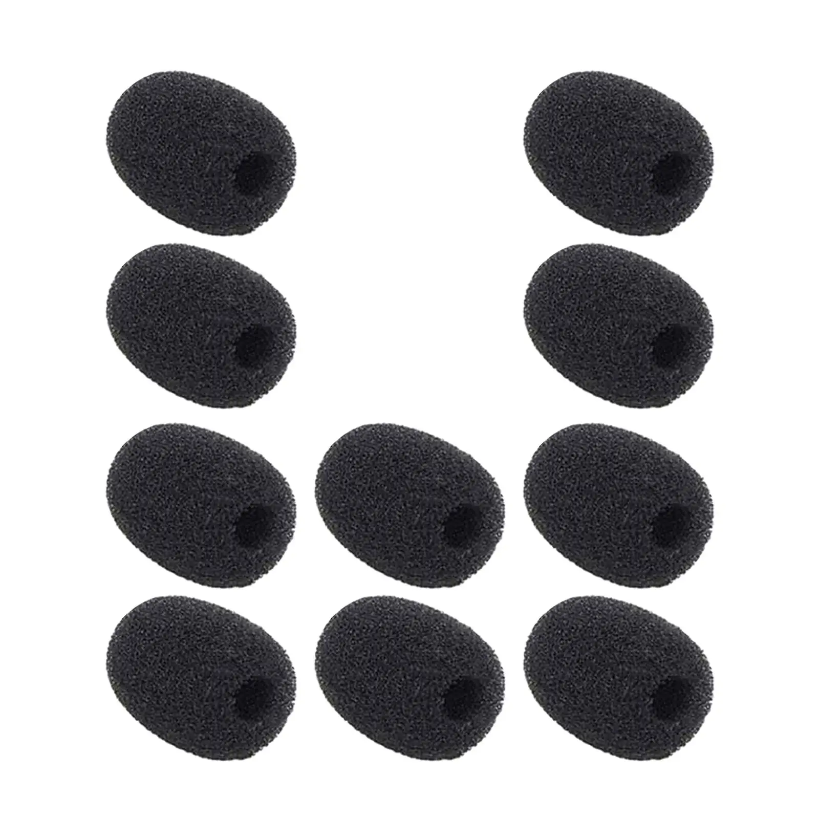 10Pcs-Lapel-Microphone-Windscreen-Foam-Anti-Wind-Noise-Reusable ...