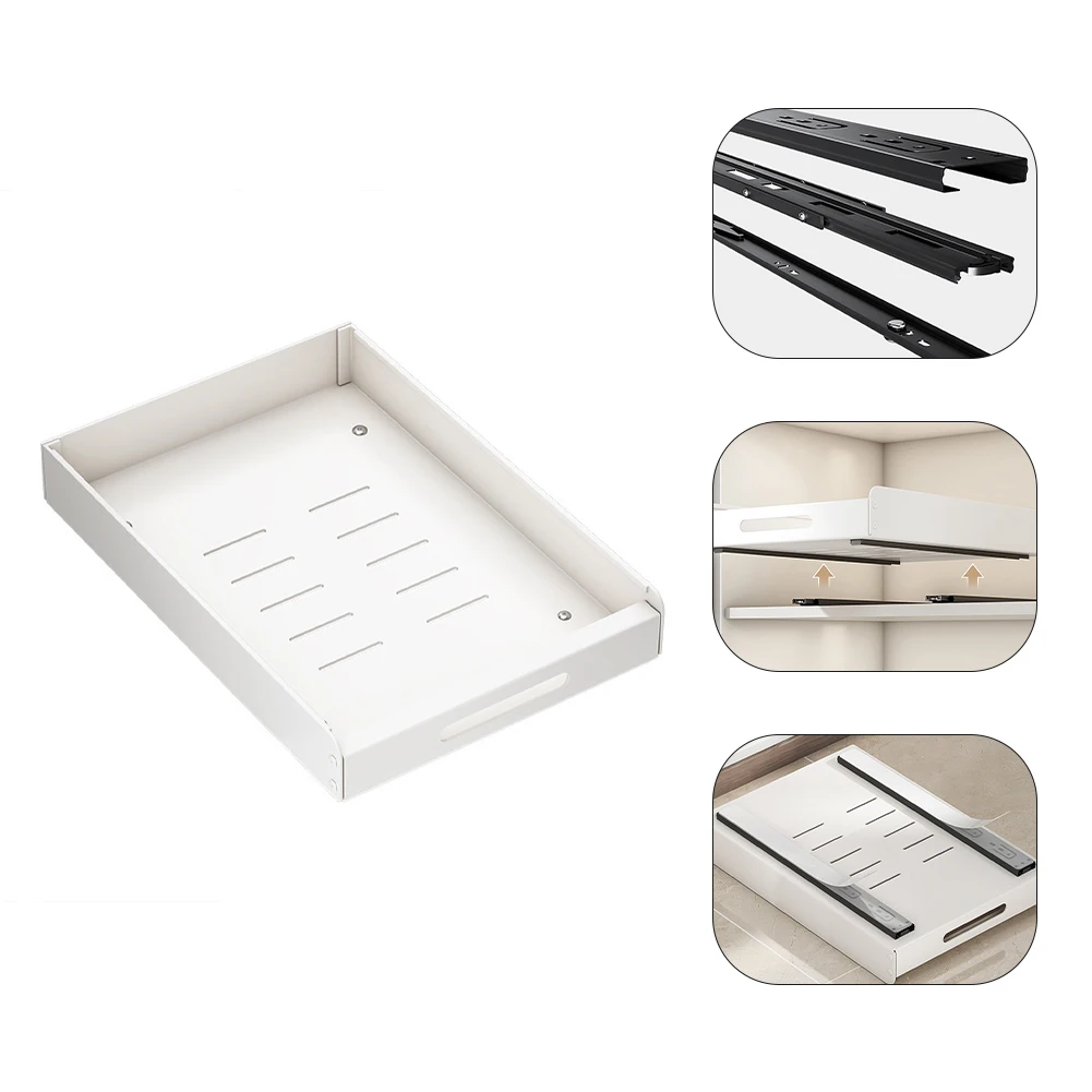 Pull-Out-Kitchen-Cabinets-Organizer-Drawer-Sturdy-Carbon-Steel-Slide ...