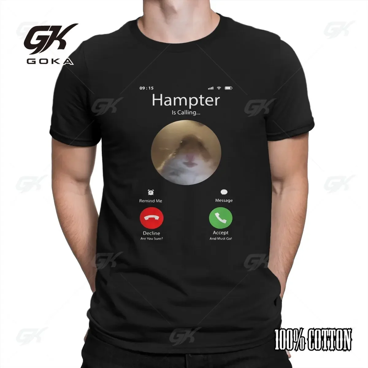 Dank Meme Hamster Staring Front Camera men clothing Hampter Calling ...