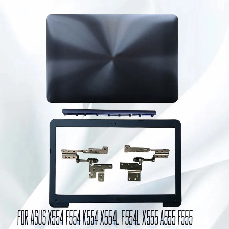 NEW Laptop LCD Back Cover/Front Bezel/Hinge Cover/Hinges For ASUS X554 ...