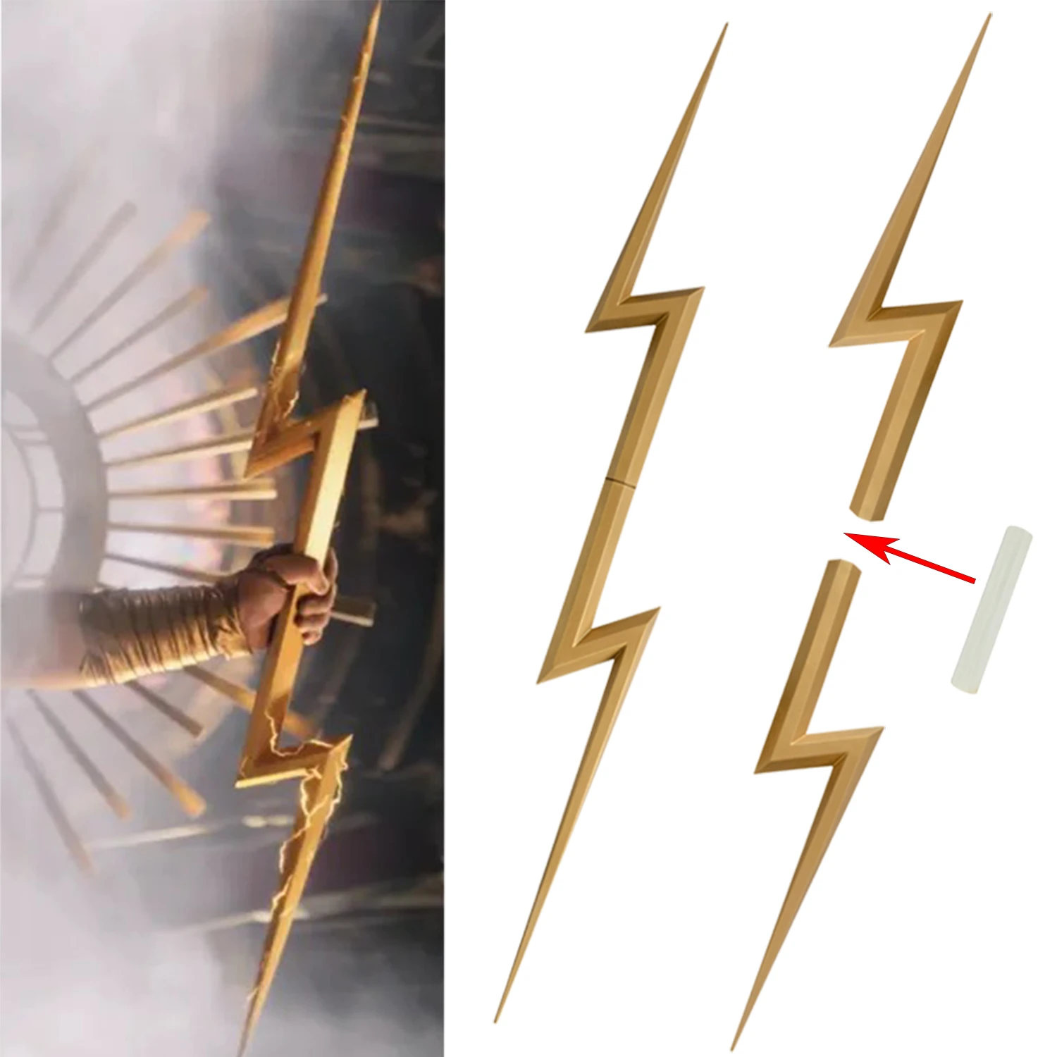 Thor-Love-and-Thunder-Filme-Super-her-i-Cosplay-Traje-Arma-Zeus-Rel ...