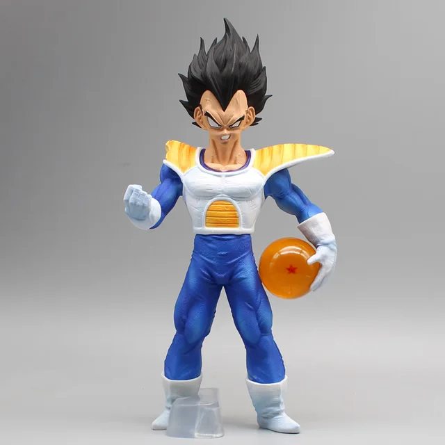 28cm Dragon Ball Vegeta Anime Figure Detector Battle Damage Style ...