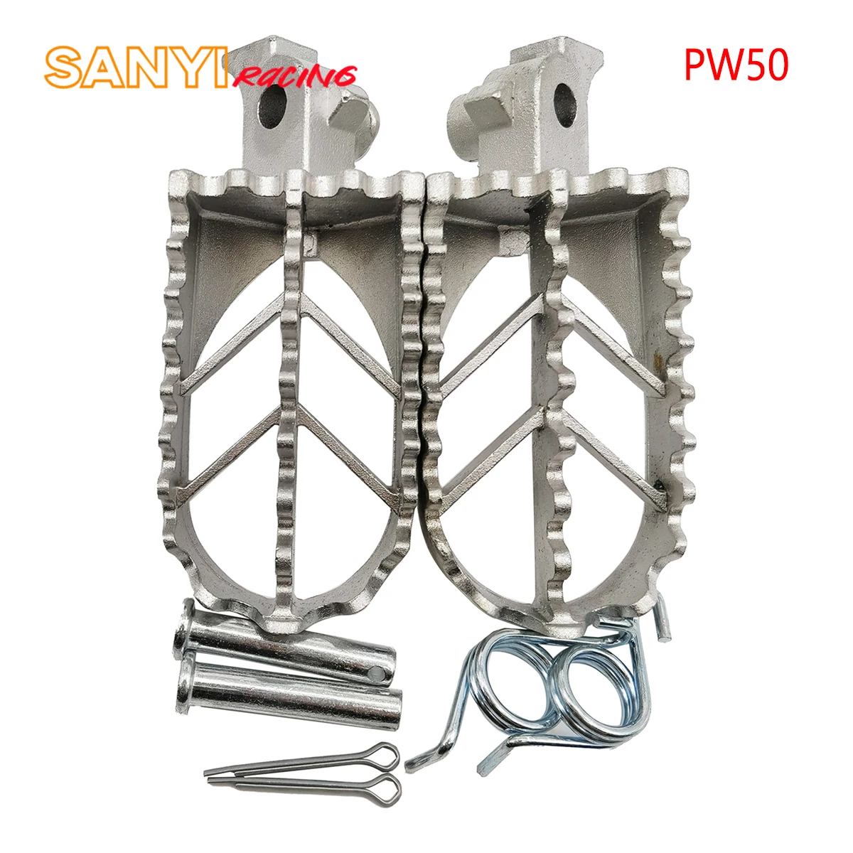 Stainless-Steel-Footpegs-Foot-Rest-Pegs-For-TW200-PW50-PW80-Pit-Dirt ...
