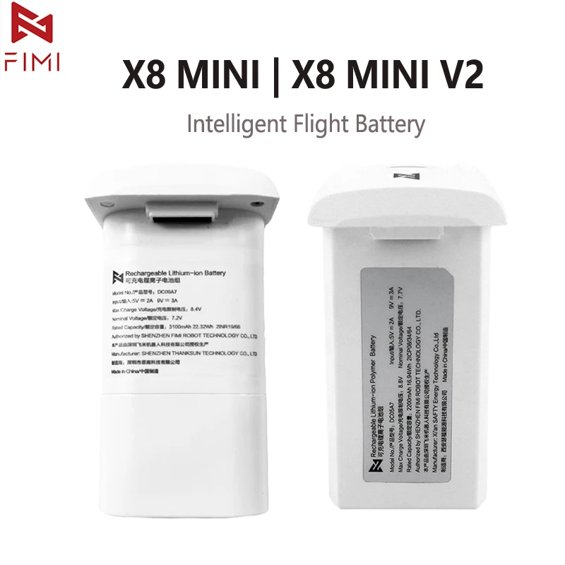 Original-FIMI-X8-Mini-X8-Mini-V2-3100mAH-2200mAh-Intelligent-Flight ...