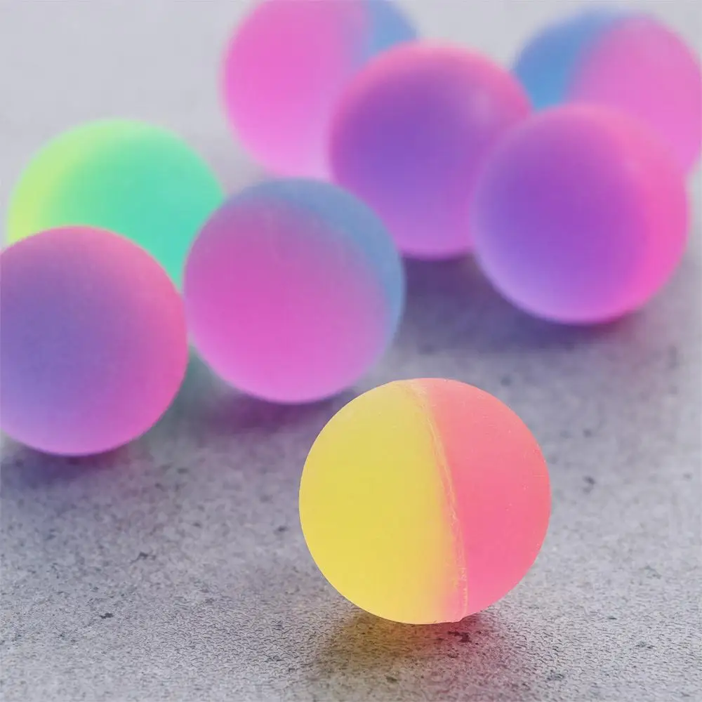 10Pcs-set-Bicolor-Elastic-Ball-Toy-Children-Colored-Boy-Bouncing-Ball ...