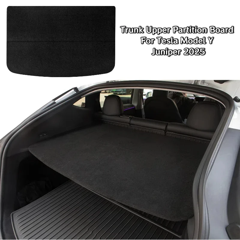 For Tesla Model Y Juniper 2025 Trunk Cargo Cover Trunk Upper Partition ...