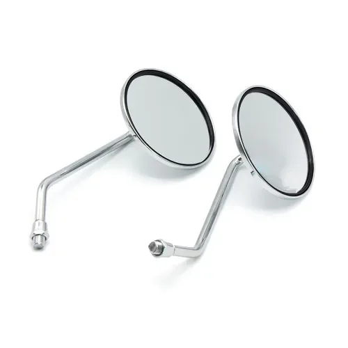 10mm-Universal-Chrome-Motorcycle-Scooter-Mirror-Round-Rearview-Mirrors ...